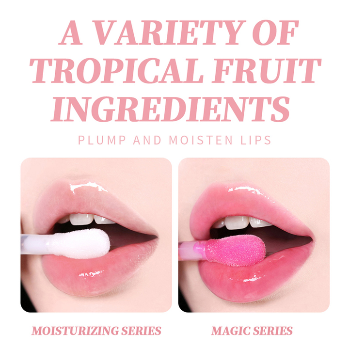 Rmoce Hydrating Lip Glow Oil Lip Plumper Gloss Moisturizing No-Sticky ...