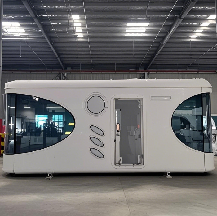 Light Steel Space Capsule Prefabricated Sleep Capsule Solution, Used in ...