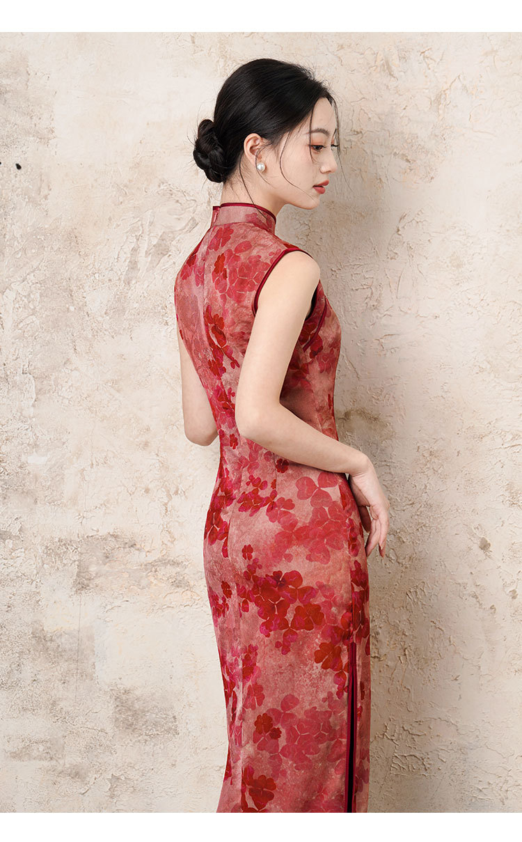 Современный Cheongsam - элегантное китайское платье для женщин