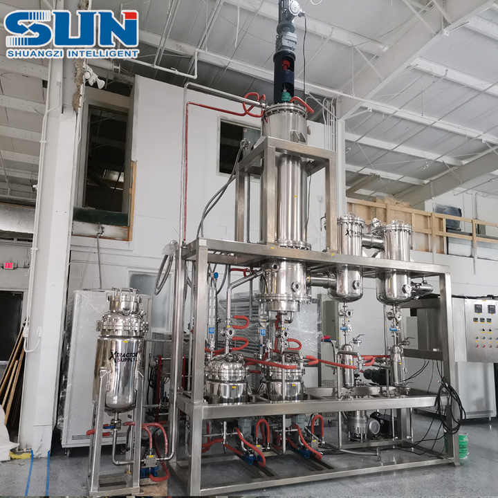 Short Path Distillation System for Essential Oil Distillation
