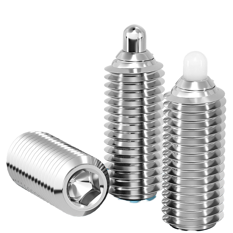 304 Stainless Steel Spring Plunger Cylinder Telescopic Pin M3-M12 ...