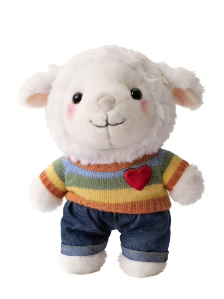 Cute Little Wool Plush Doll Clothes and Headpieces Can Be Styled, Made ...