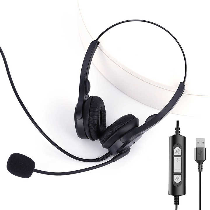 High Quality Professional USB Call Center Telephone Headset