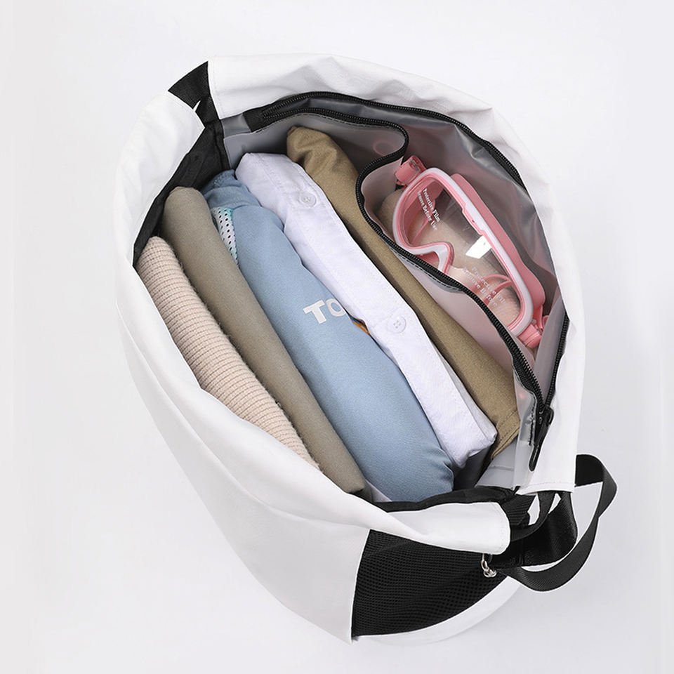 Fashionable Waterproof Drawstring Storage Bag, Fitness and Sports Dry ...