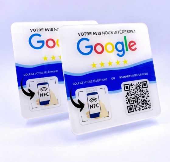 13.56mhz Nfc Google Review Sign Customized Qr Code Display Nfc Social ...