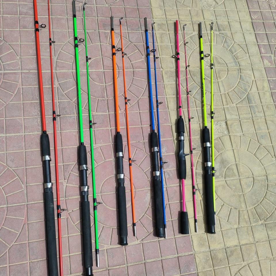 Wholesale Full Set Solid Plug-In Fiberglass Lure Rods Ultra-Hard Super ...
