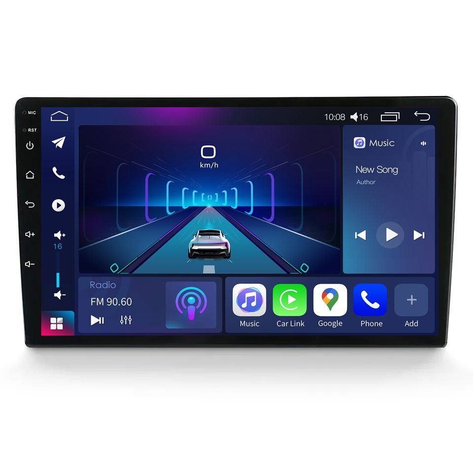 7862S 9/10 Inch Multimedia Stereo Touch Screen Autoradio QELD Android ...