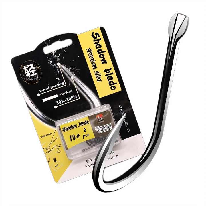 Alpha+Beta Titanium Alloy Fishing Hooks Octopus Offset Circle Hooks for ...