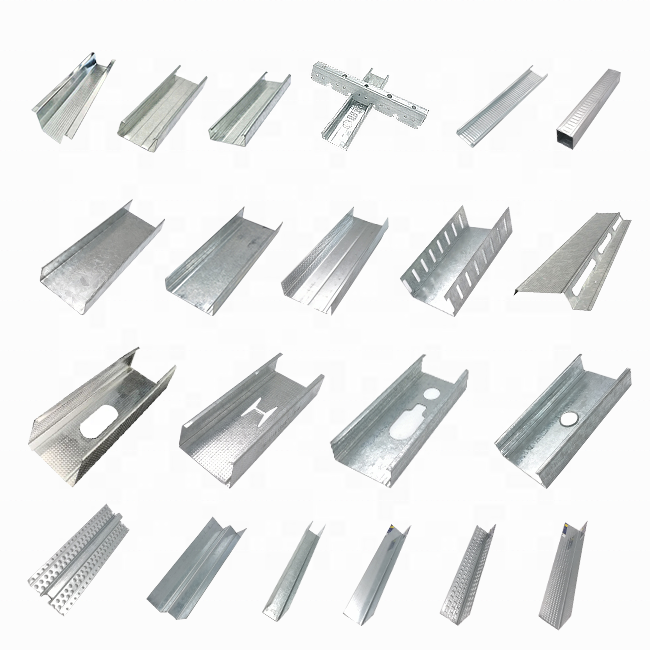 Galvanized Gypsum Drywall Metal Profile Drywall Studs Tracks Furring ...