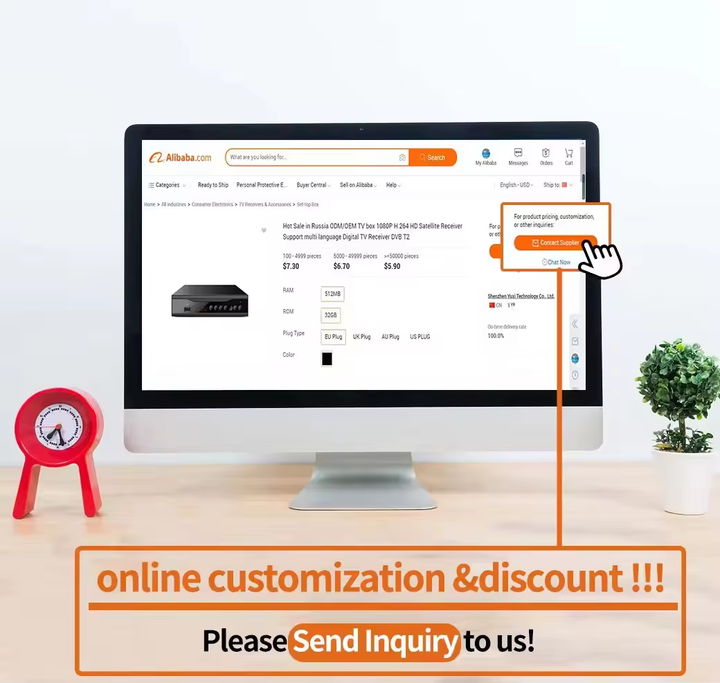 Africa Decoder Digital Terrestrial Dvb T2 Dc12v Hdtv 4k Free Mpeg4 ...