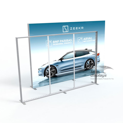 6.5ft Backlit Light Box Counter - Portable Exhibition Display