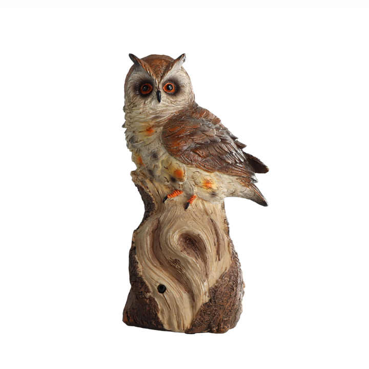 Modern Home Decoration Artificial Owl Figures Garden Statue Motion ...