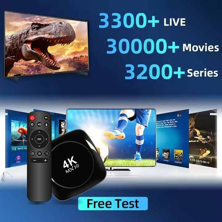 TD 4K UHD box Free Test Most popular subscription Android Ip tv BOX ...