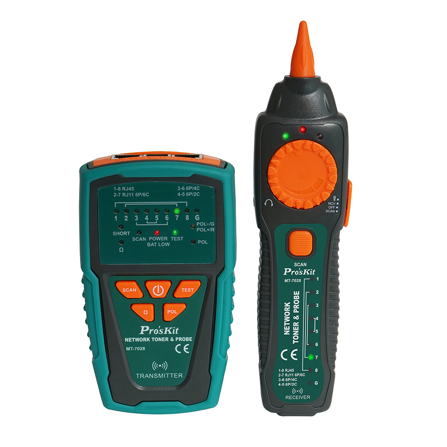 PRO'SKIT MT-7028 Network Toner & Probe Kit for Locate and Verify the ...