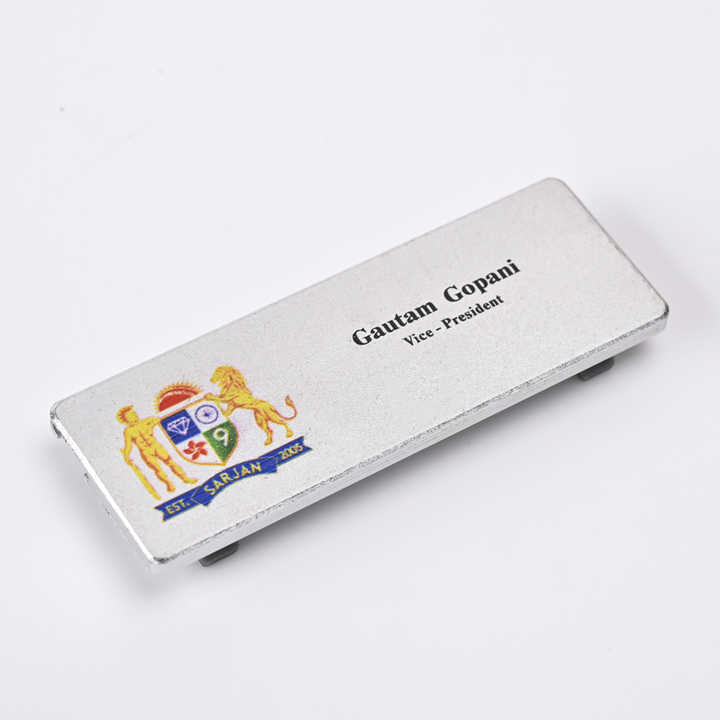 Customized Name Badges - Durable, Personalized Metal Plates