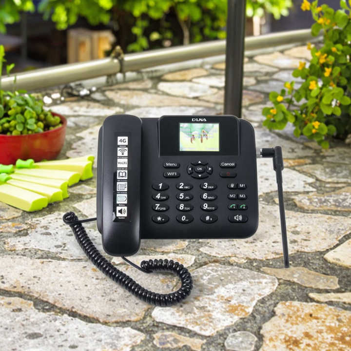 ZT928 4G GSM Fixed Cordless Telephone with SIM Card Slot and FM Radio ...