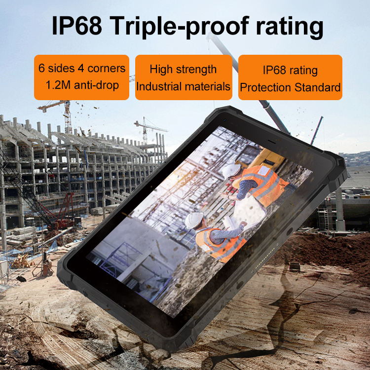 10 Inch 2D Qr Code Scanner Android System with Waterproof Rugged Tablet ...