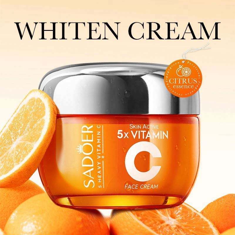 Your logo C Face Cream SADOER Private Label Organic Glowing Moisturizer ...