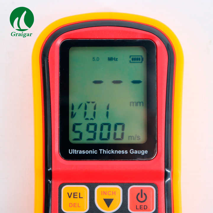 GM130 Digital Ultrasonic Thickness Gauge Tester Steel Thickness Tester ...