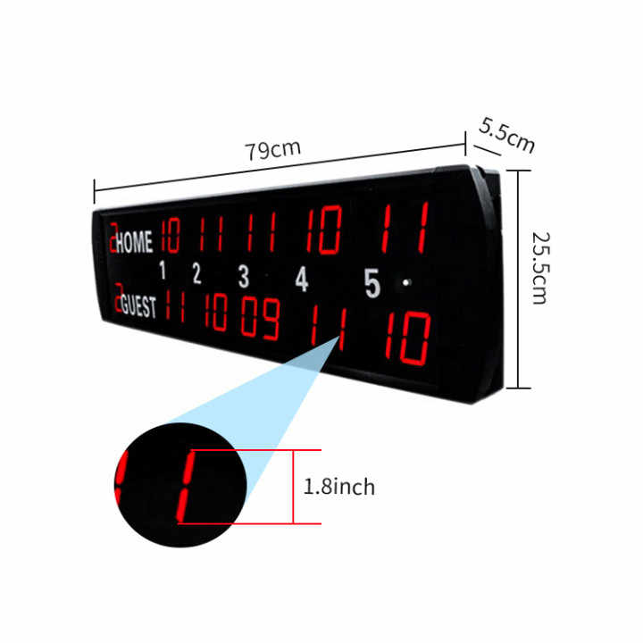 Multisports 5 Innings Scoring Display Led Indoor Ball Games Score ...