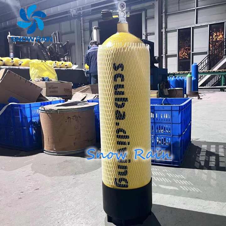 CE and DOT Certified 18l Steel Diving Cylinder China Diving O2 Cylinder ...
