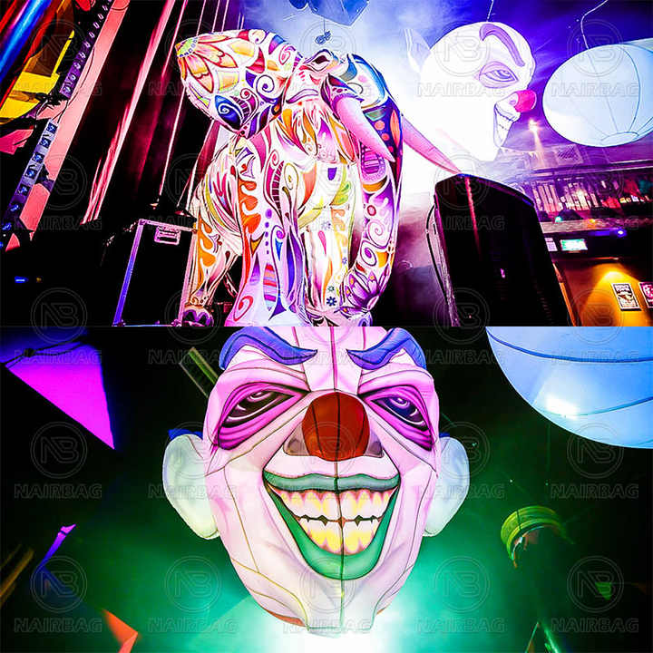 Hanging Inflatable Decorations Art Installations Led Light Air Blow up ...