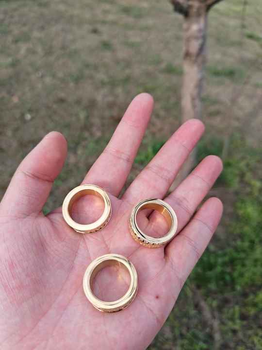 Shop Hot Muslim Allah Shahada Black/gold Rings for Women Men
