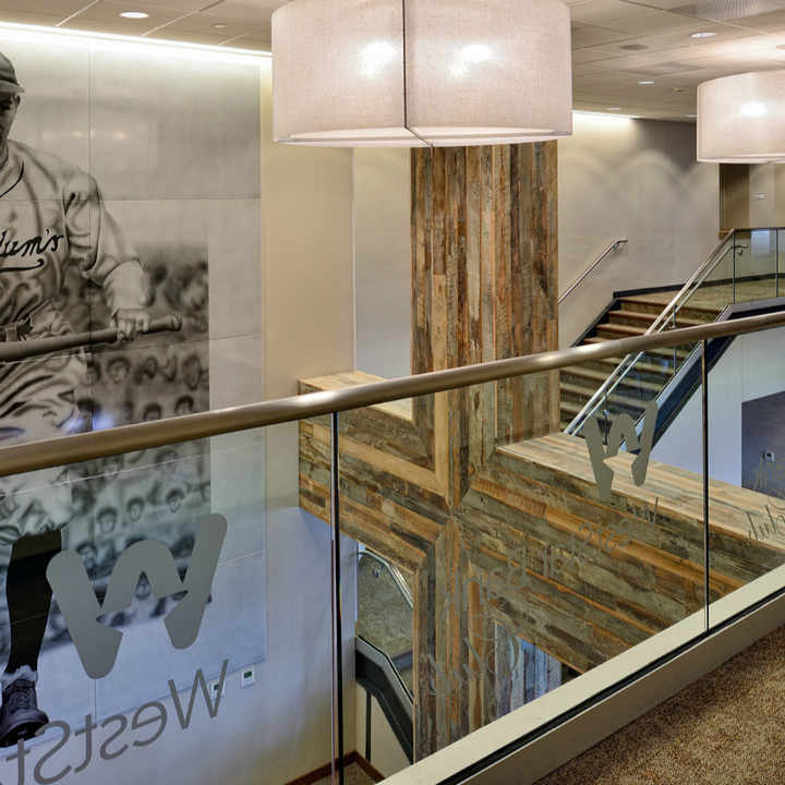Modern Face Mounted Curved Frameless Balustrade System