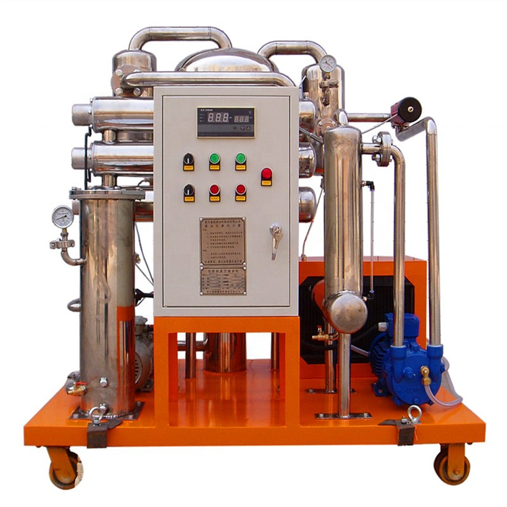 Removing Acid Phosphate Ester Fire Resistant Oil Treatment Oil Purifier ...