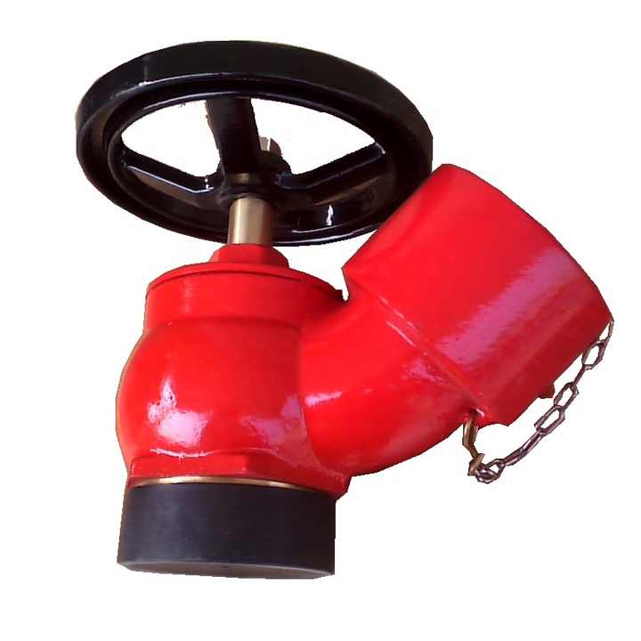 Fire fighting valve DN65 Inclined fire hydrant 2.5inch BSP British ...