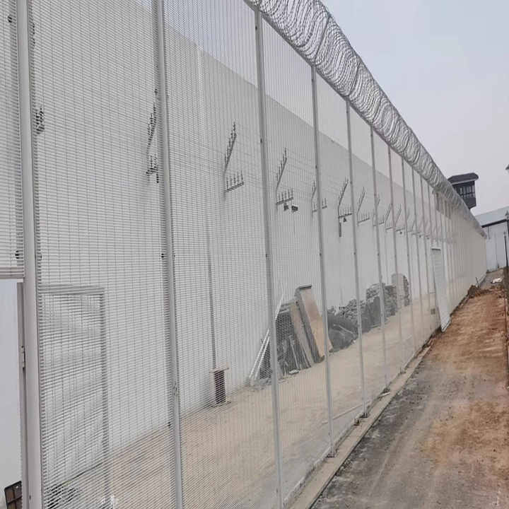 2019 Dubai 2024 Certified 3M Anti-Climb Fence 2.4m High 358 Prison Mesh ...