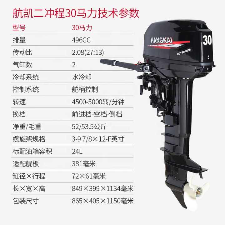 Hangkai T30 30HP 2 Stroke Electric Outboard Motor - OEM | Wholesale