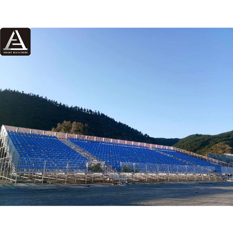 Stadium grandstand bleacher seating steel roof cover structure ...