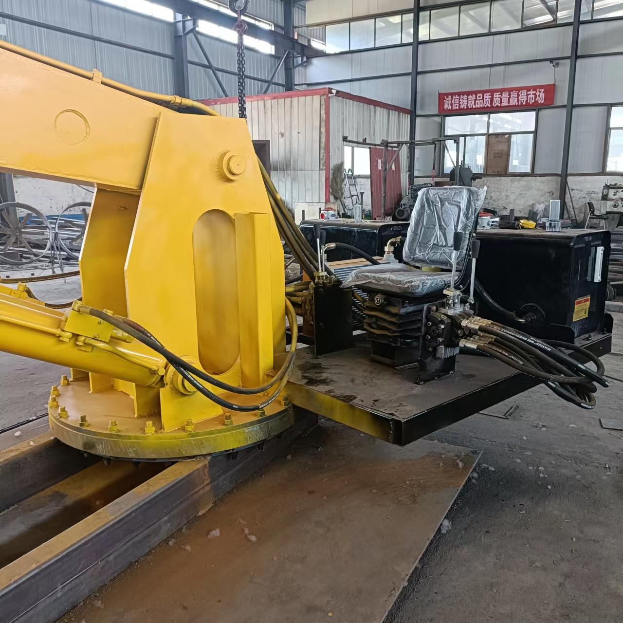 China made loader excavator rotary stone grab wood grab machine ...