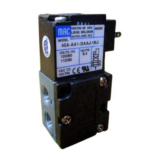 Stock USA MAC 45 Series Solenoid Operated 4-way Poppet Valve Model 45A ...