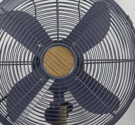 Eurotech 2025 Retro Home Office Metal Desktop Fan New Design Blue Rose ...