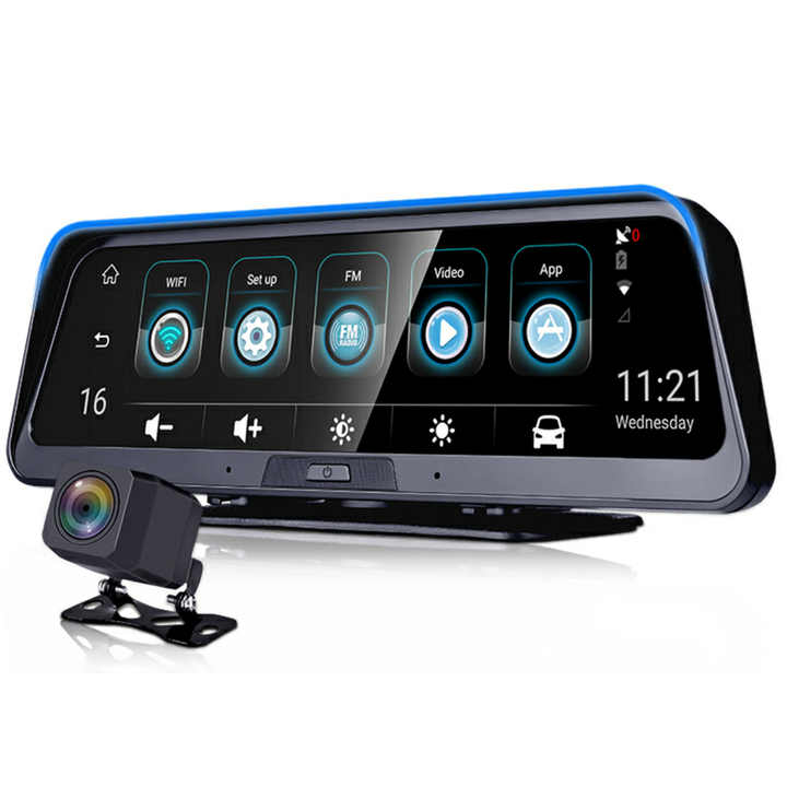 10" Streaming 4G ADAS Smart Dash Cam with GPS Navigation
