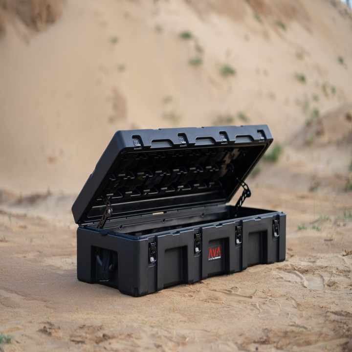 88L Rotational Molded LLDPE Heavy Duty Hard Plastic Tool Box Portable ...