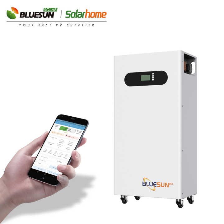 Complete 5KW Solar System With Solar Panels Cells 48V Lifepo4 Battery ...