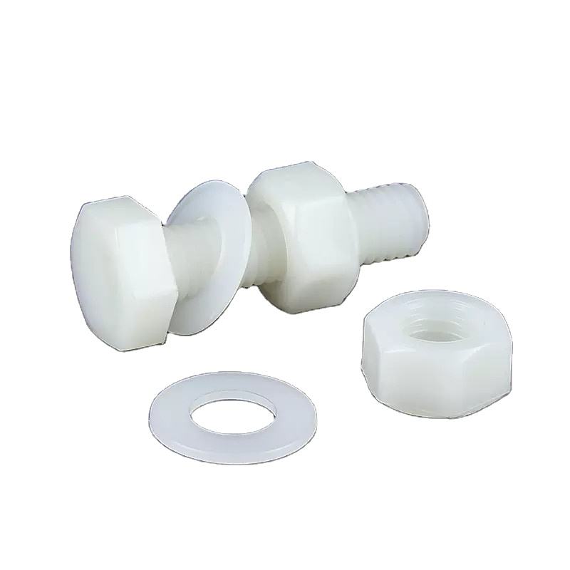 M20 X 60mm Nylon Hexagon Screws and Nuts - Durable Fasteners