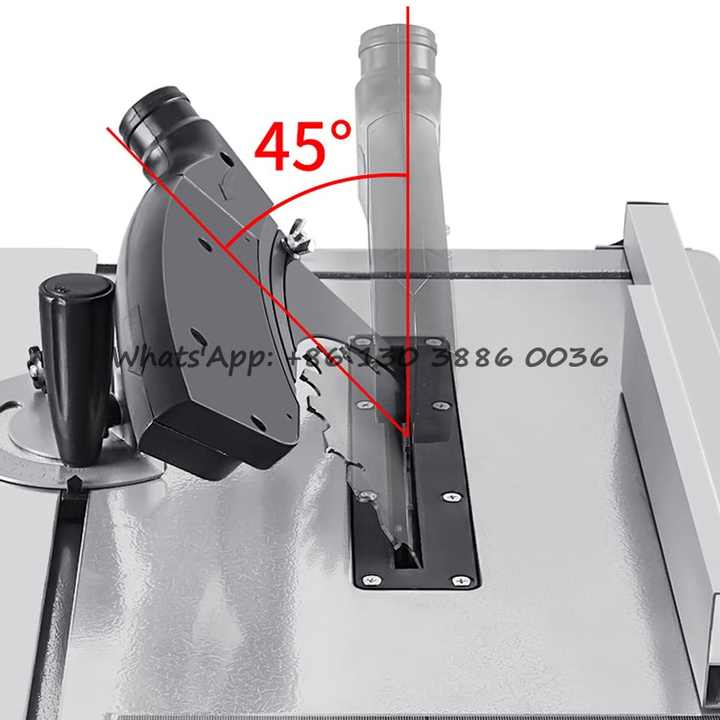 Sliding Panel Desktop Machinery 1200W Wood Cutting Machine