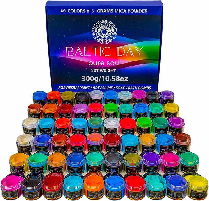 CNMI 24 Pigment Pastes for Epoxy Resin Jars Set Thick Pigment Paste ...