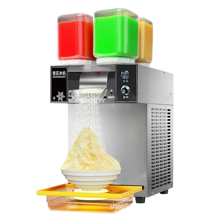 4 Flavor Snowflake Ice Machine Screen Touch Full Automatic Gourmet Milk ...