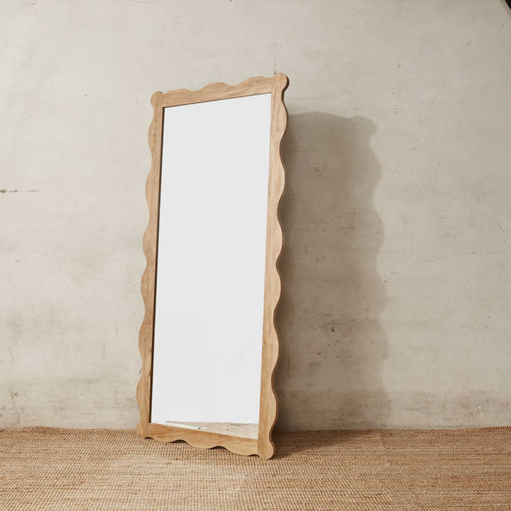 Decorative Luxury Wall Mirrors Home Decor Modern Long Wavy Mirror ...