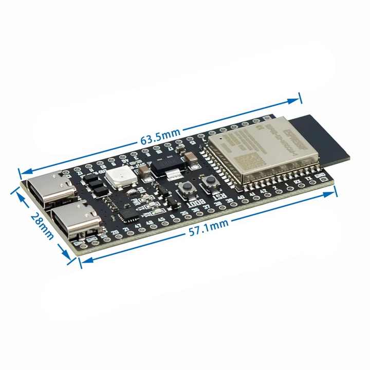 ESP32 / ESP32-C3 / ESP32-S3 Dual Type-C Dev Board - CORE Board