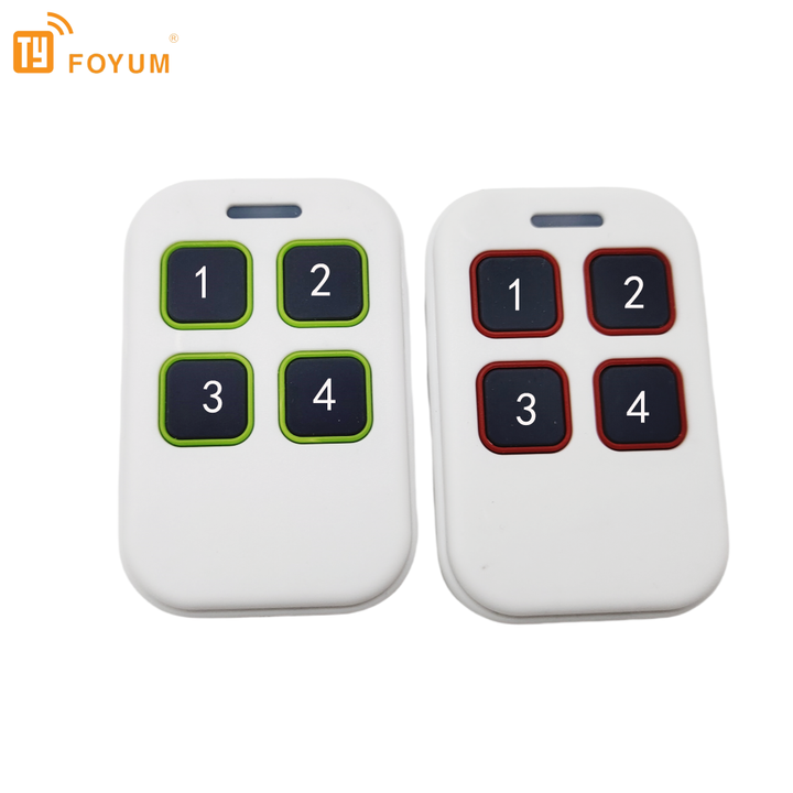 433.92MHz Universal Remote Control for Garage Door Automatic with Rolling Code Key Fob Plastic ...