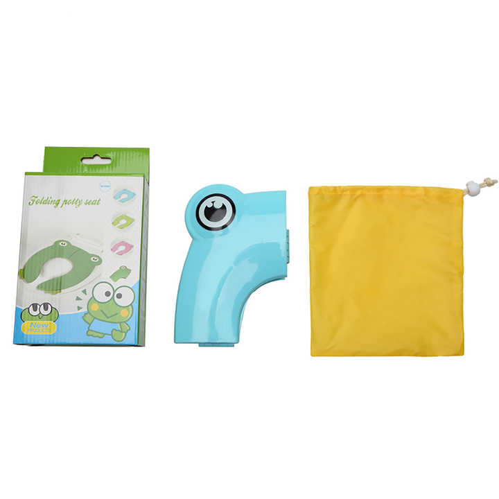 Foldable Urinal Kid Frog Potty Seat Folding Toilet Seat Travel Baby ...