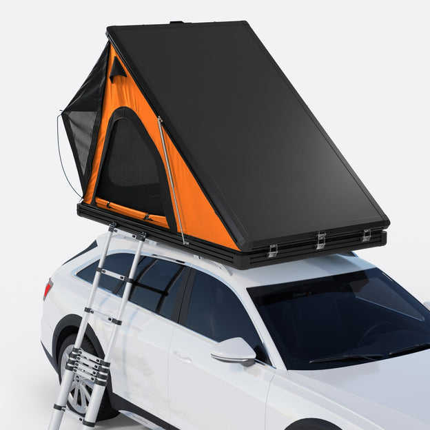 3-4 Person Triangle Camping Rooftop Tent Aluminum Top Roof Tent with ...