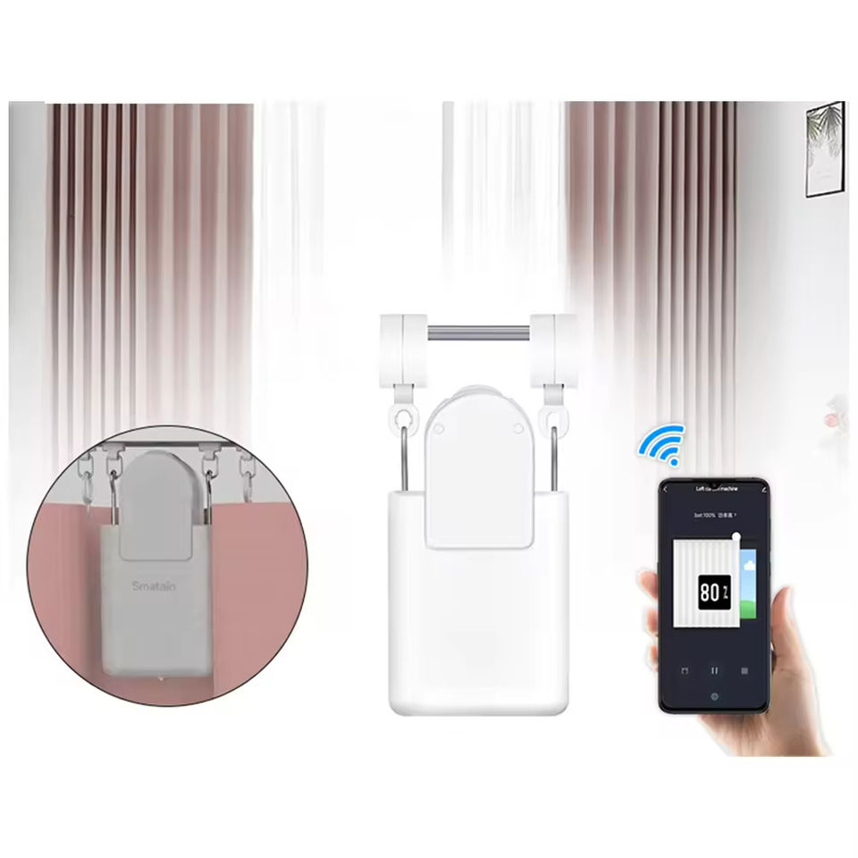 Mini Electric Curtain Motor with Bluetooth, Controllable by Remote ...