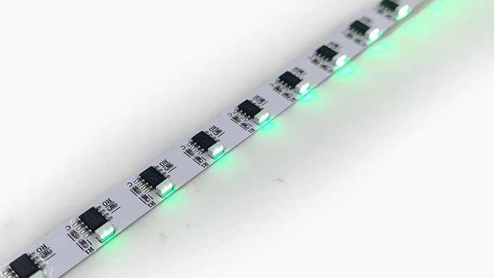 5V Addressable Ws2811 Side View Light Strips 4020 4018 RGB with IC ...
